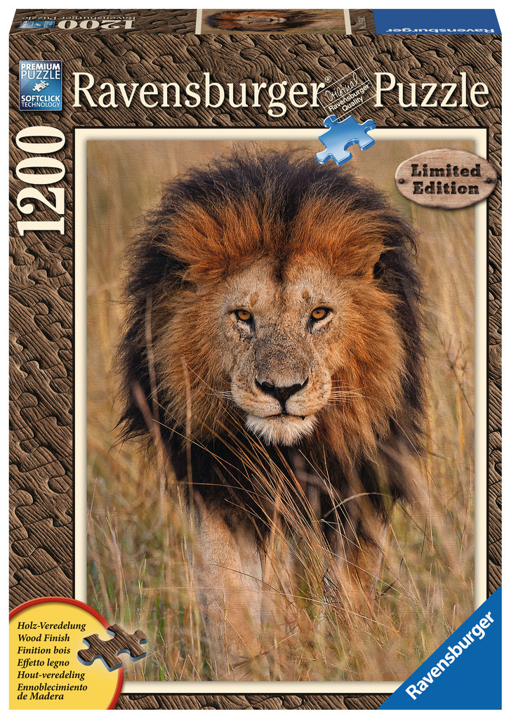 Lev v pustině Ravensburger Puzzle 1200 | pucliky.cz