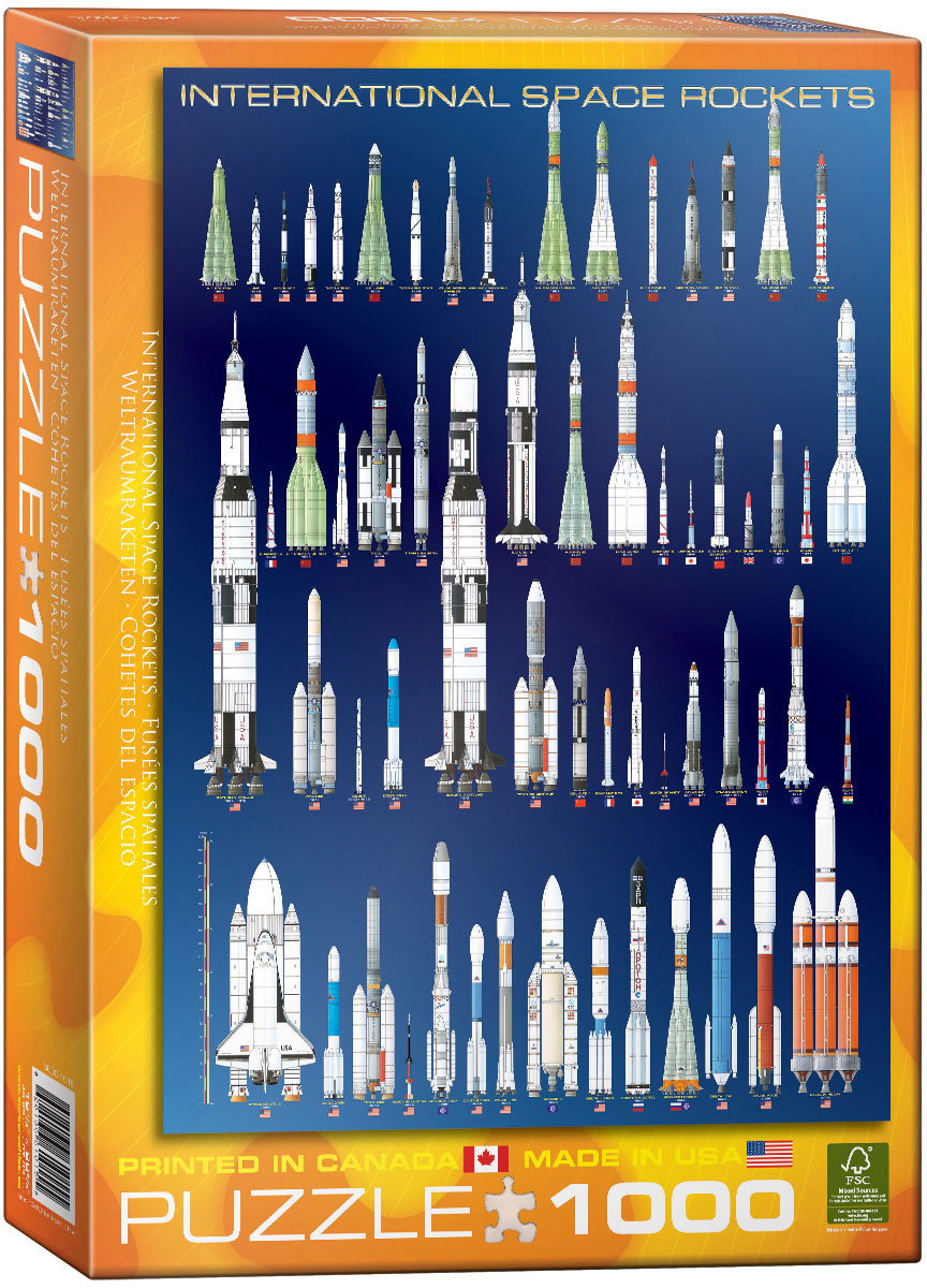 Mezinárodní vesmírné rakety EuroGraphics Puzzle 1000 | pucliky.cz