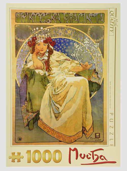 Alfons Mucha: Princezna Hyacinta D-TOYS Puzzle 1000 | pucliky.cz Alfons Mucha: Princezna Hyacinta D-TOYS Puzzle 1000 | pucliky.cz